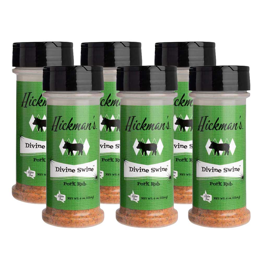 Hickman’s Divine Swine Pork Rub | Pack of 6 – BBQRubs.com